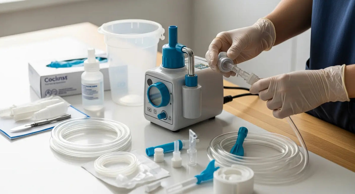 Phlegm Suction Machine: Excess Mucus Relief and COPD Breathing Help ...