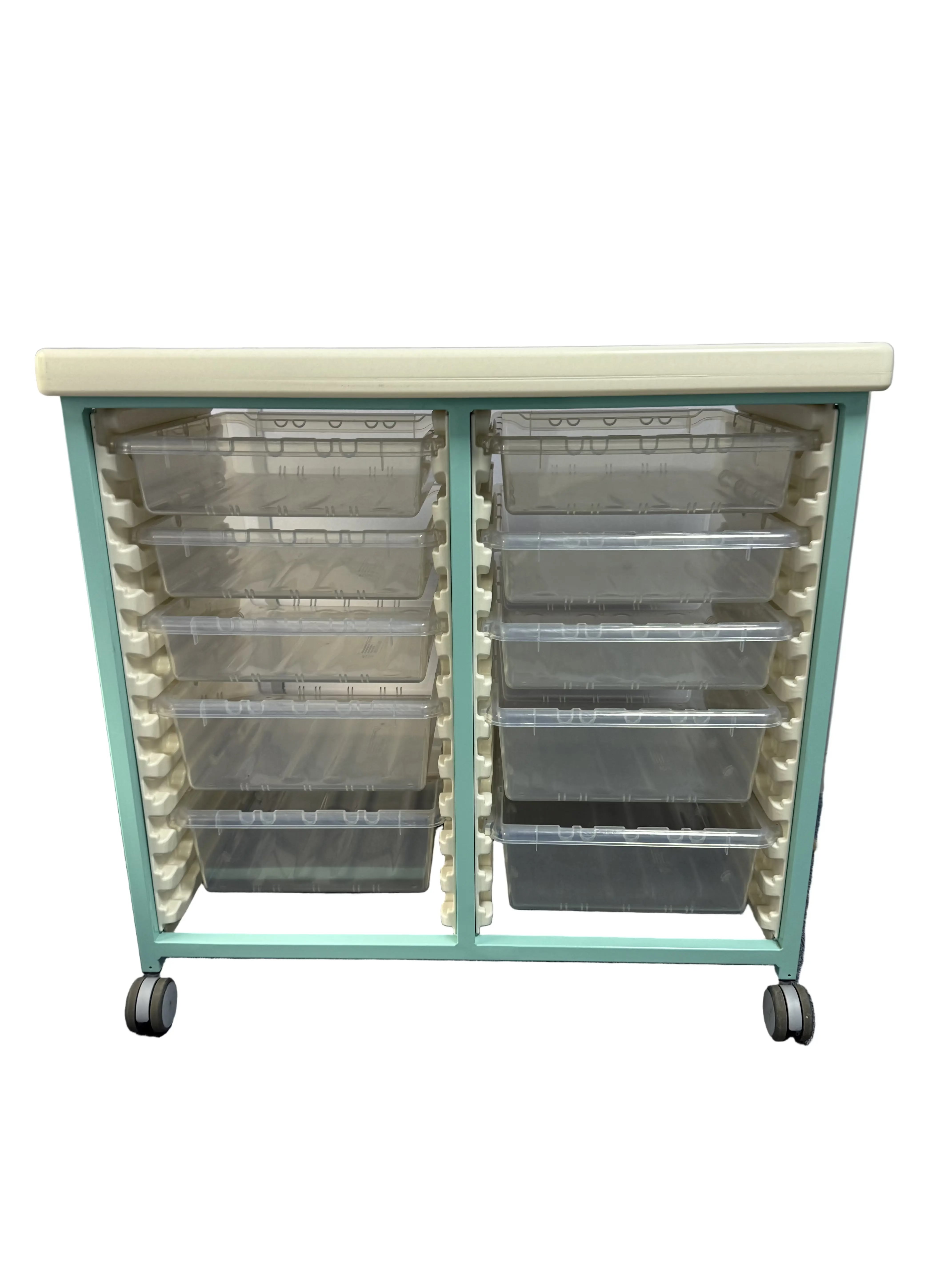 Bristol Maid Tray Trolley | Double Column 10-Tray | SelfiMed UK
