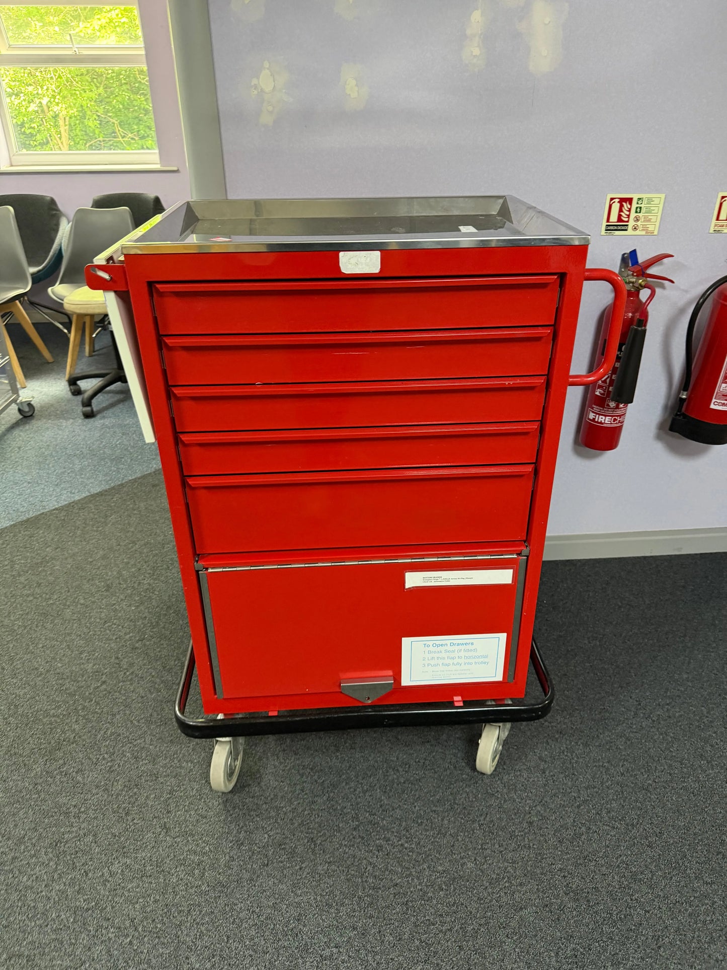 Bristol Maid 6-Drawer Crash Trolley | Durable Emergency Cart UK ...