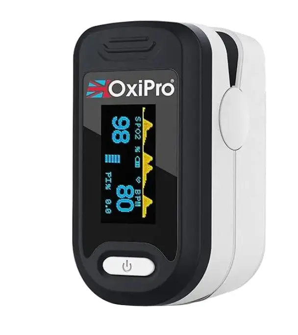 Fingertip Pulse Oximeter | OxiPro OX2 | CE & MHRA Certified | SelfiMed ...