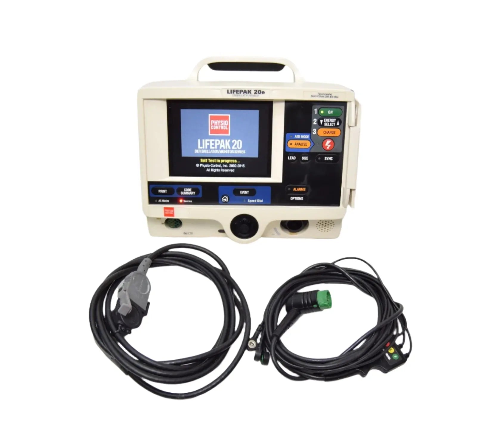 Physio Control Lifepak 20e Defibrillator with ECG & Printer – SelfiMed UK