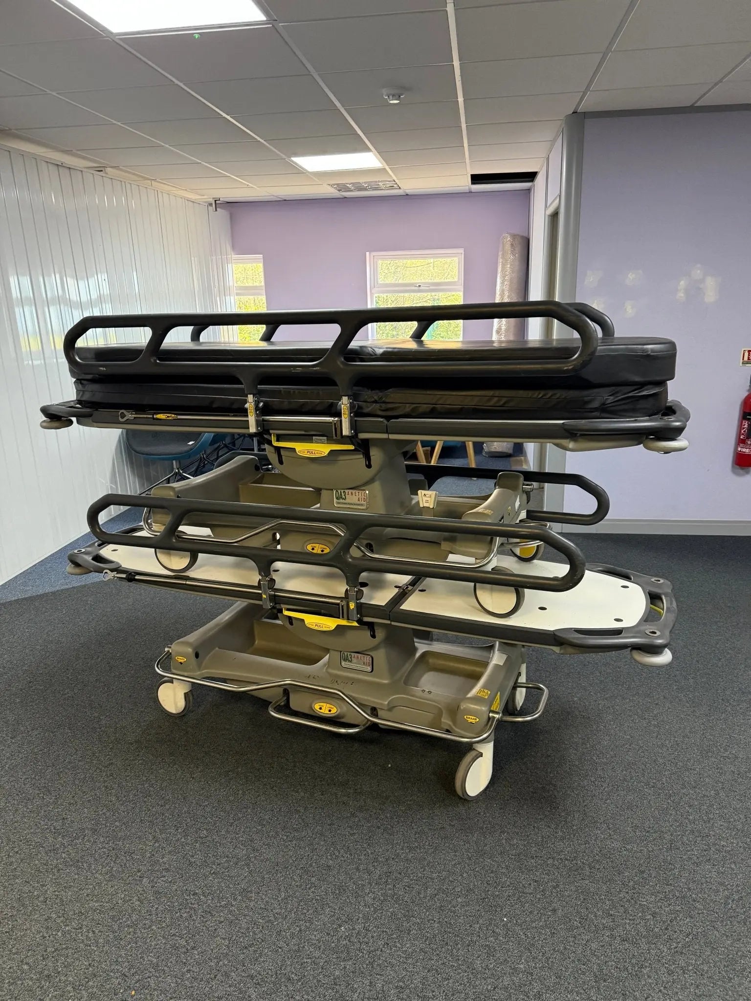 Patient Trolley | Anetic Aid QA3 Hydraulic with Mattress | SelfiMed UK