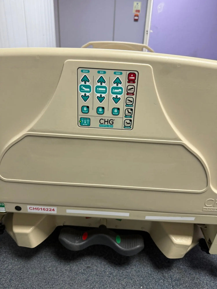 Hospital Bed | CHG Spirit Ultra Low Bed with Mattress | SelfiMed UK