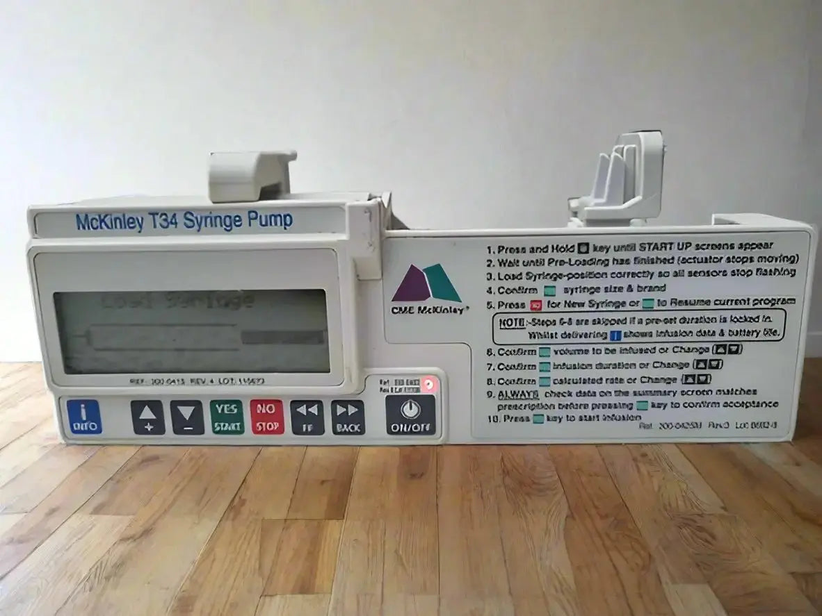 Syringe Driver CME McKinley T34 | Portable Precision Infusion – SelfiMed UK