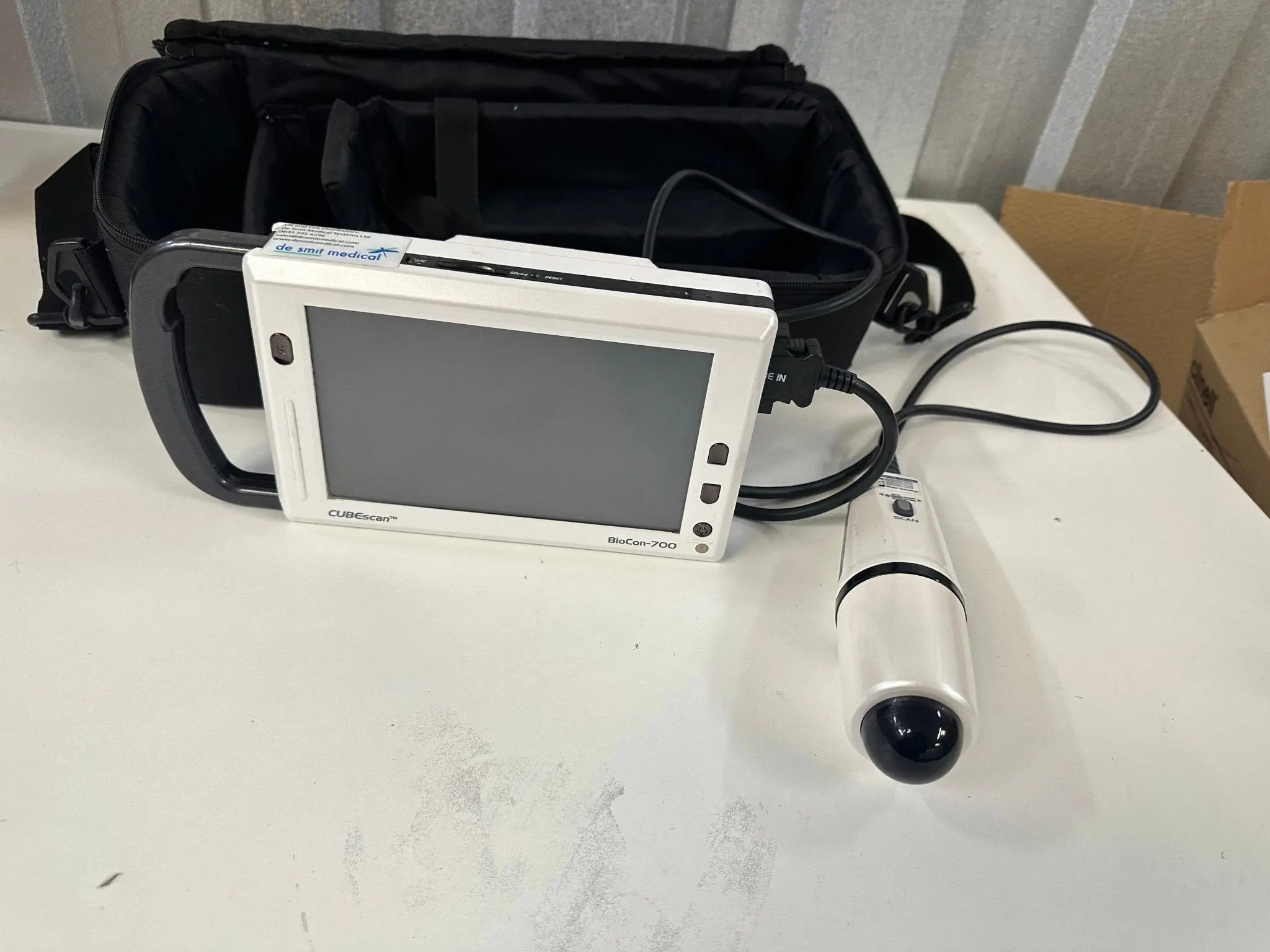 CubeScan BioCon 700 Bladder Scanner with Trolley Stand – SelfiMed UK