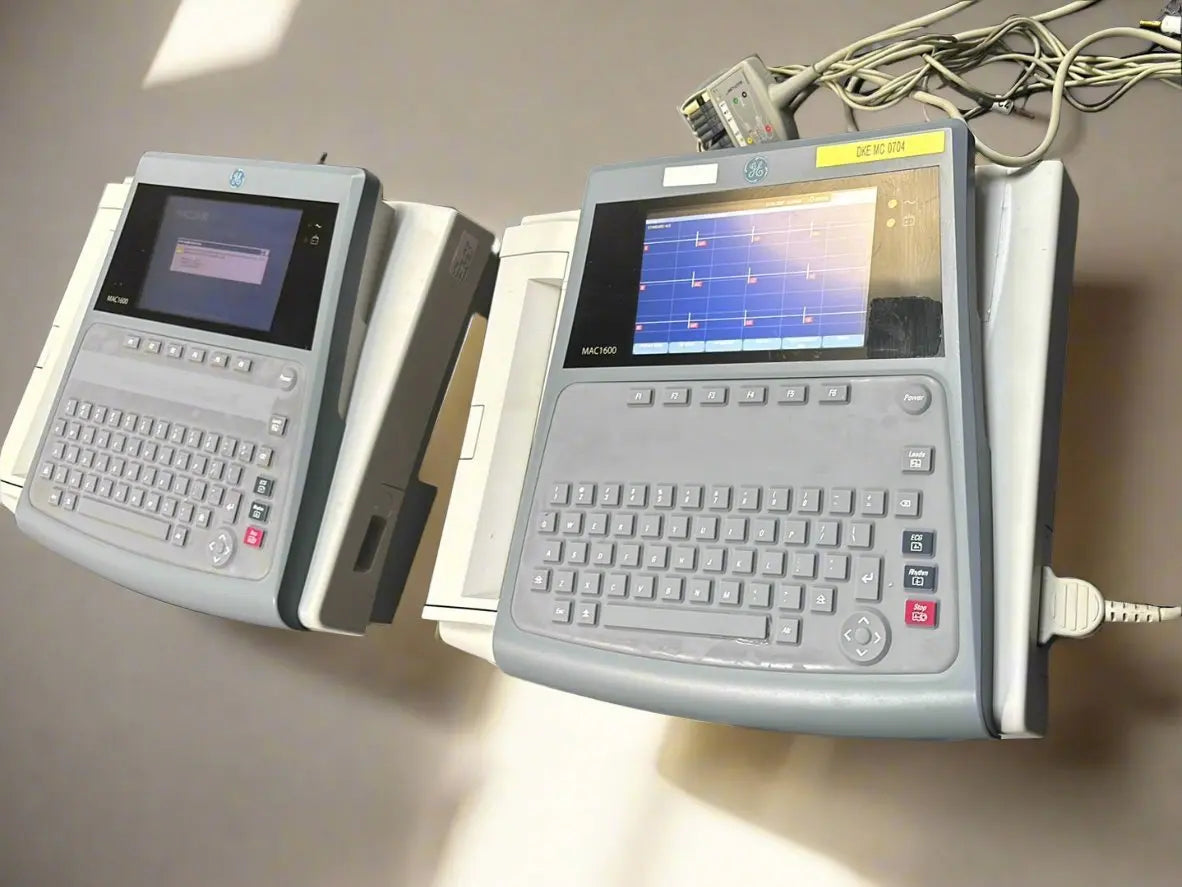 GE Mac 1600 ECG machine with ECG Leads - SelfiMed UK