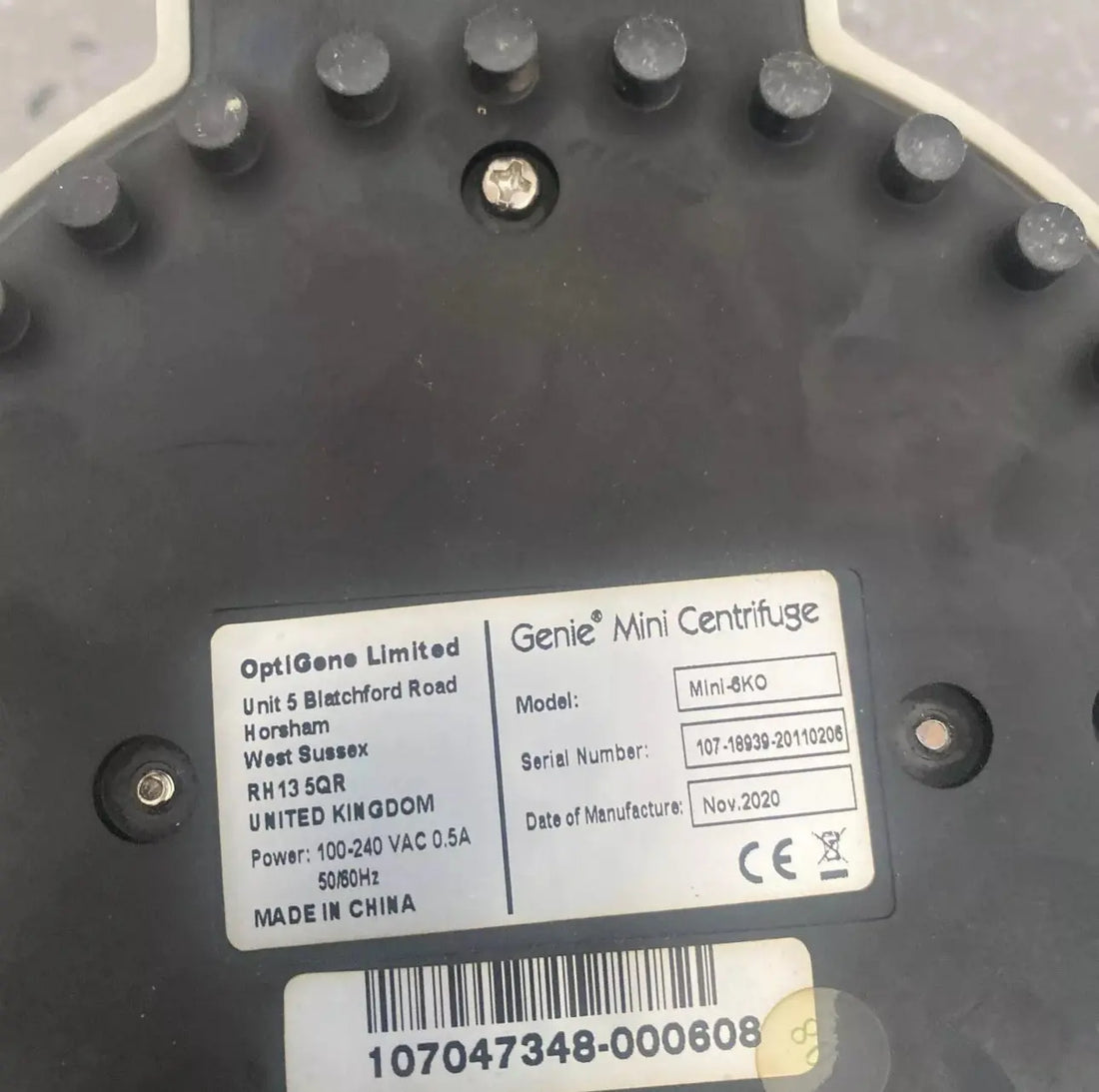 OptiGene Genie Mini-6KO Centrifuge - Compact and Powerful – SelfiMed UK