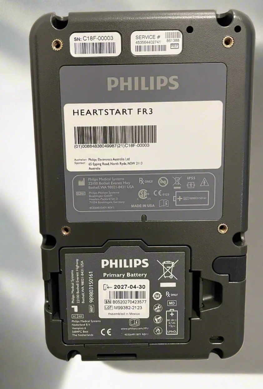Philips Heartstart FR3 Defibrillator with Battery & Bag – SelfiMed UK
