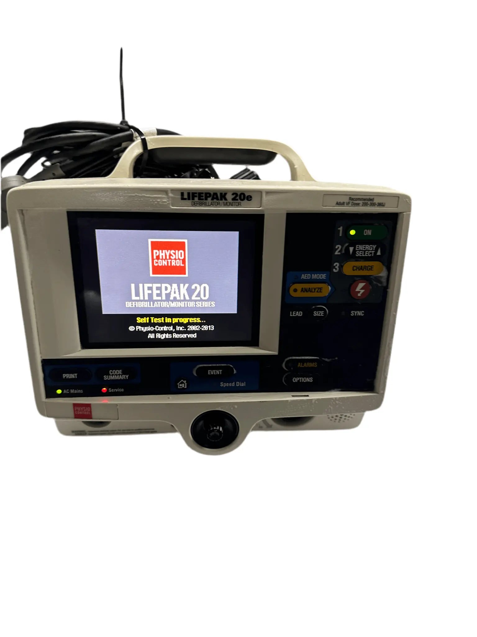 Physio Control Lifepak 20e Defibrillator with ECG & Printer – SelfiMed UK