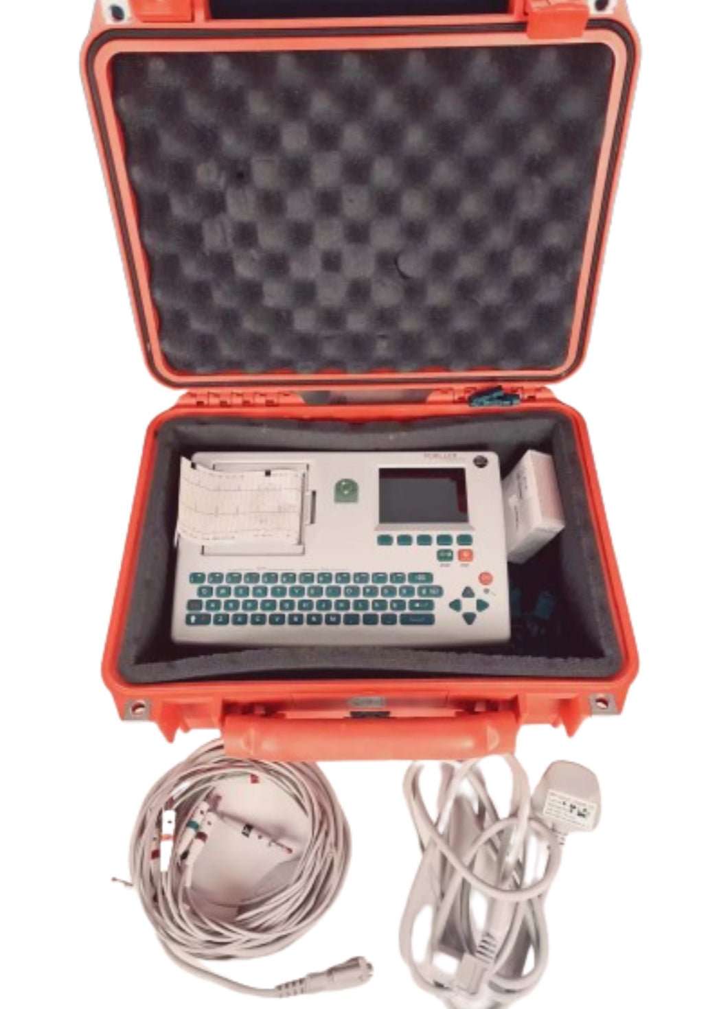 Schiller Cardiovit AT-101 ECG Machine with 10 Lead ECG Leads – SelfiMed UK