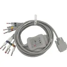 Schiller ECG Cable with 10 Leadwires - Medical Equipment – SelfiMed UK