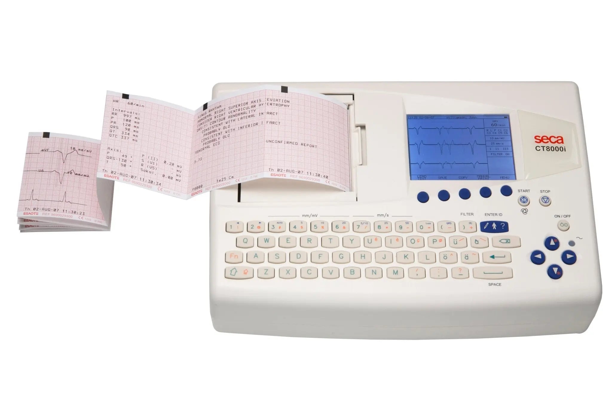 Seca CT8000i ECG Machine with 10-Lead ECG Leads – SelfiMed UK